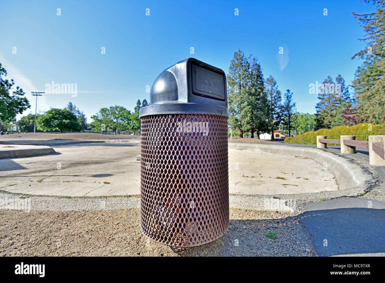 Trash area hi-res stock photography and images - Alamy