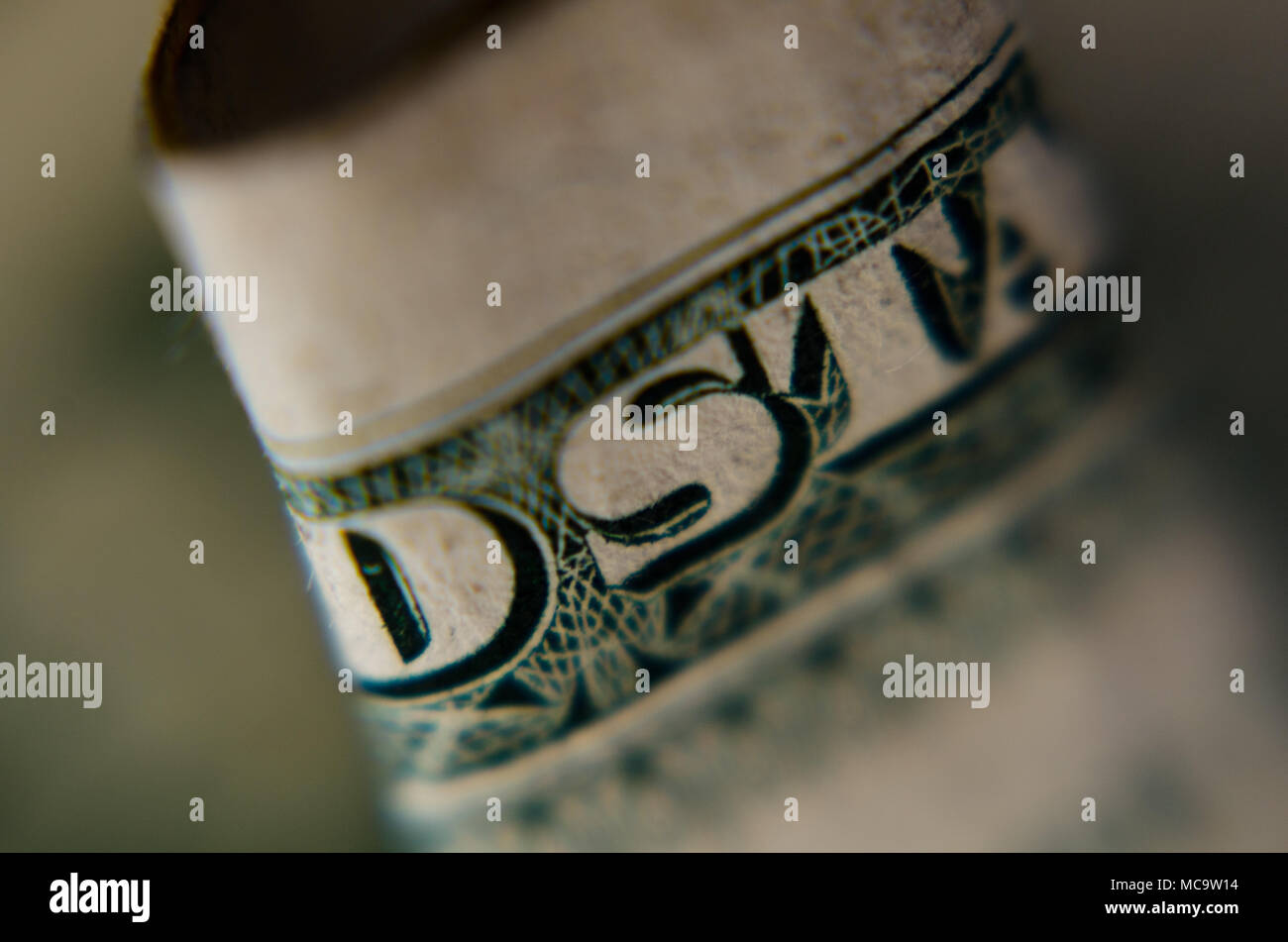 Dollar bill font hi-res stock photography and images - Alamy