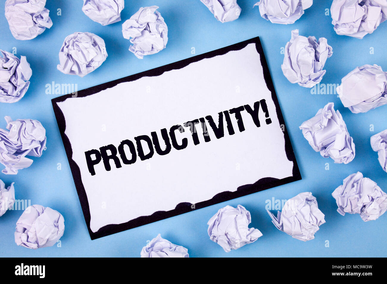 Word Writing Text Productivity Motivational Call Business Concept For