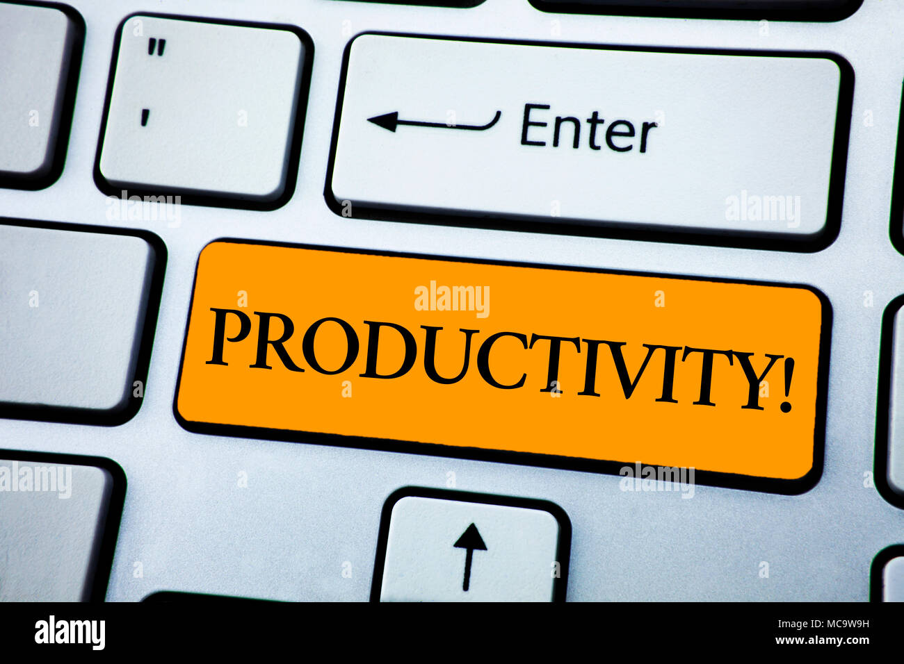 Handwriting text Productivity Motivational Call. Concept meaning ...