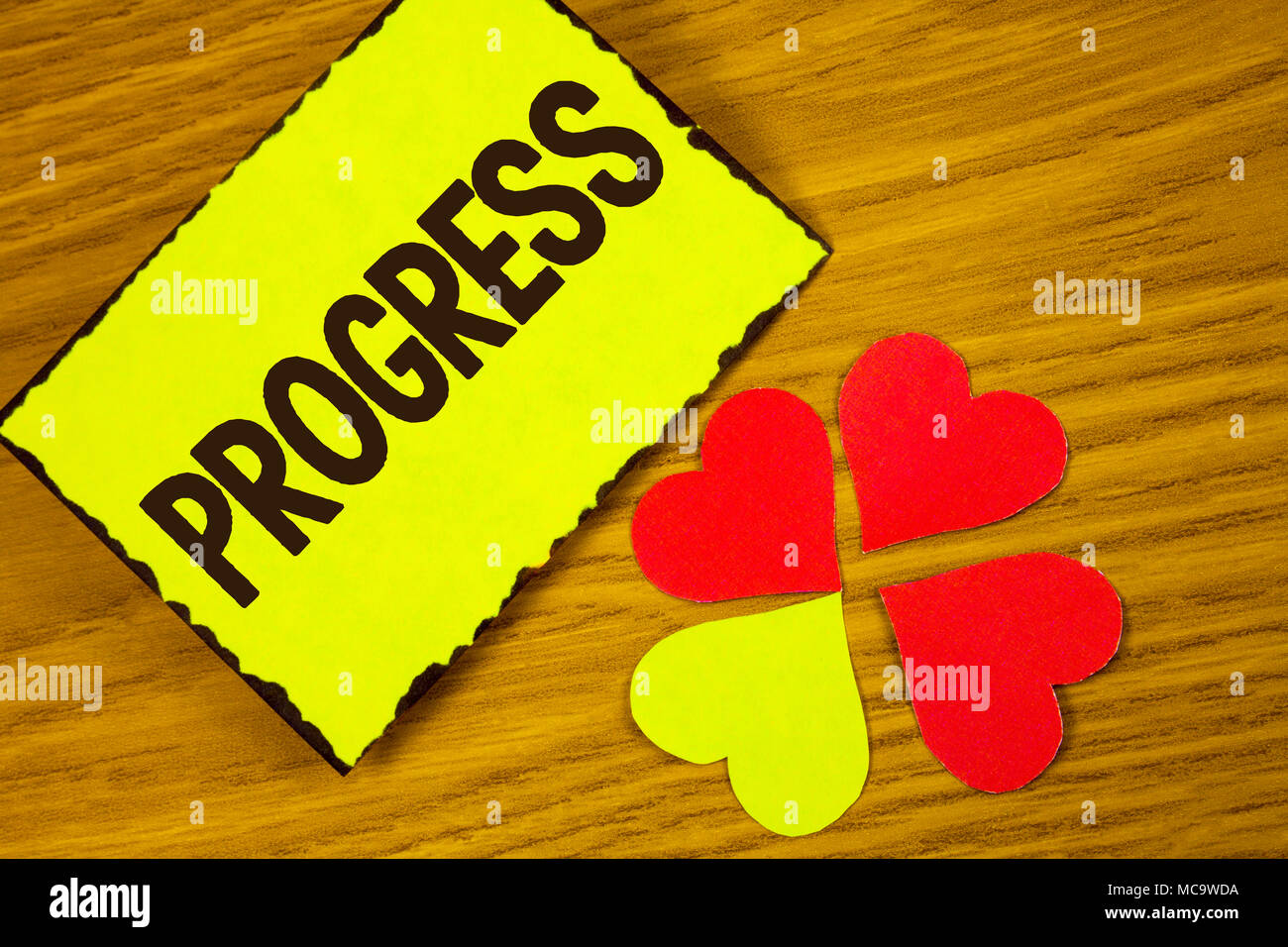 Conceptual hand writing showing Progress. Business photo text ...