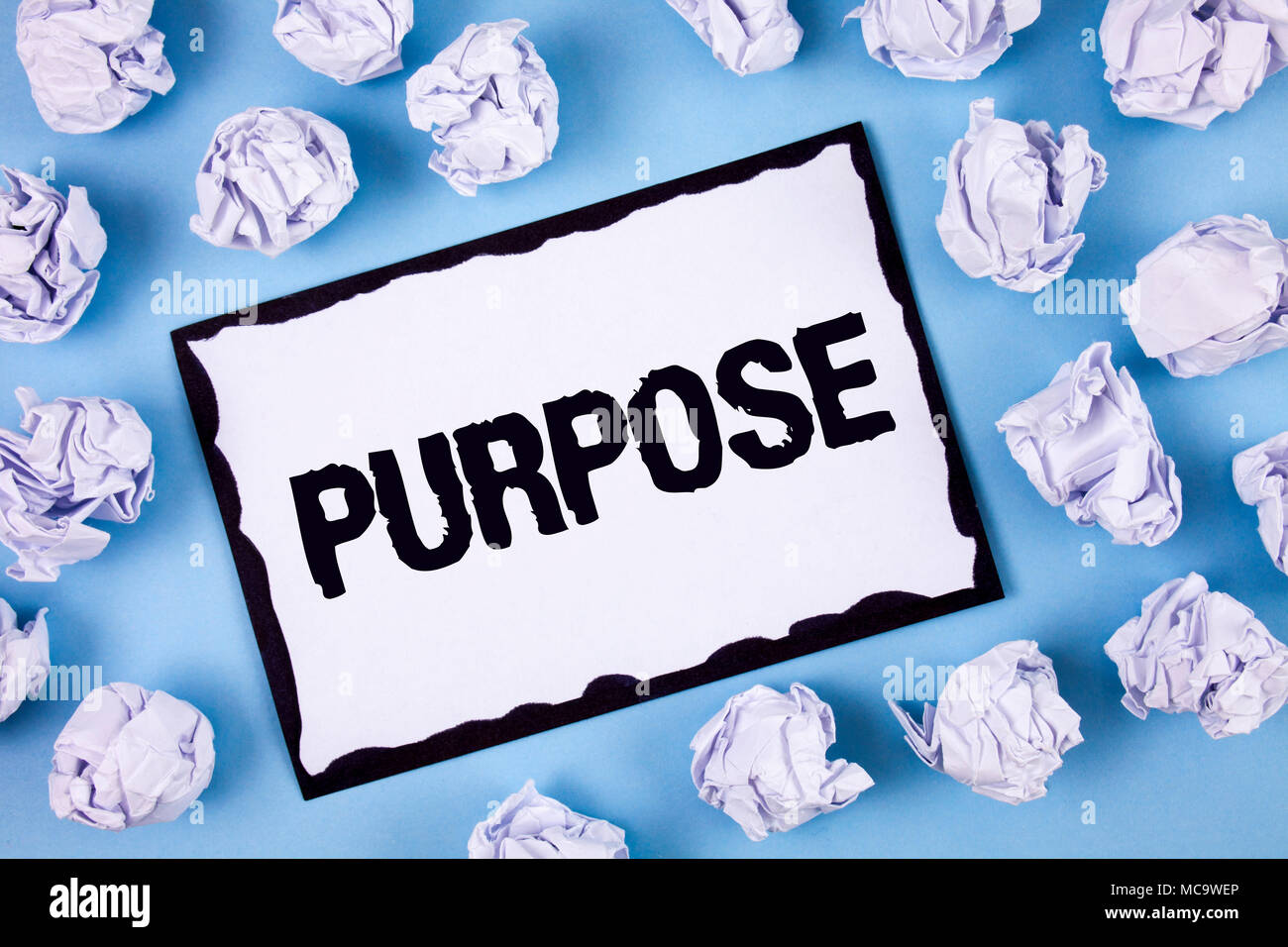 Word writing text Purpose. Business concept for Reason for doing ...