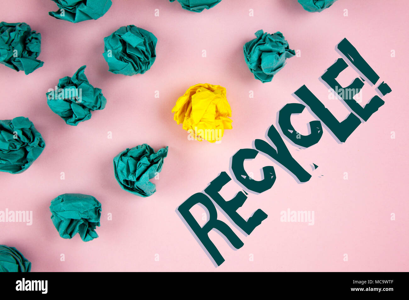 Word writing text Recycle Motivational Call. Business concept for ...