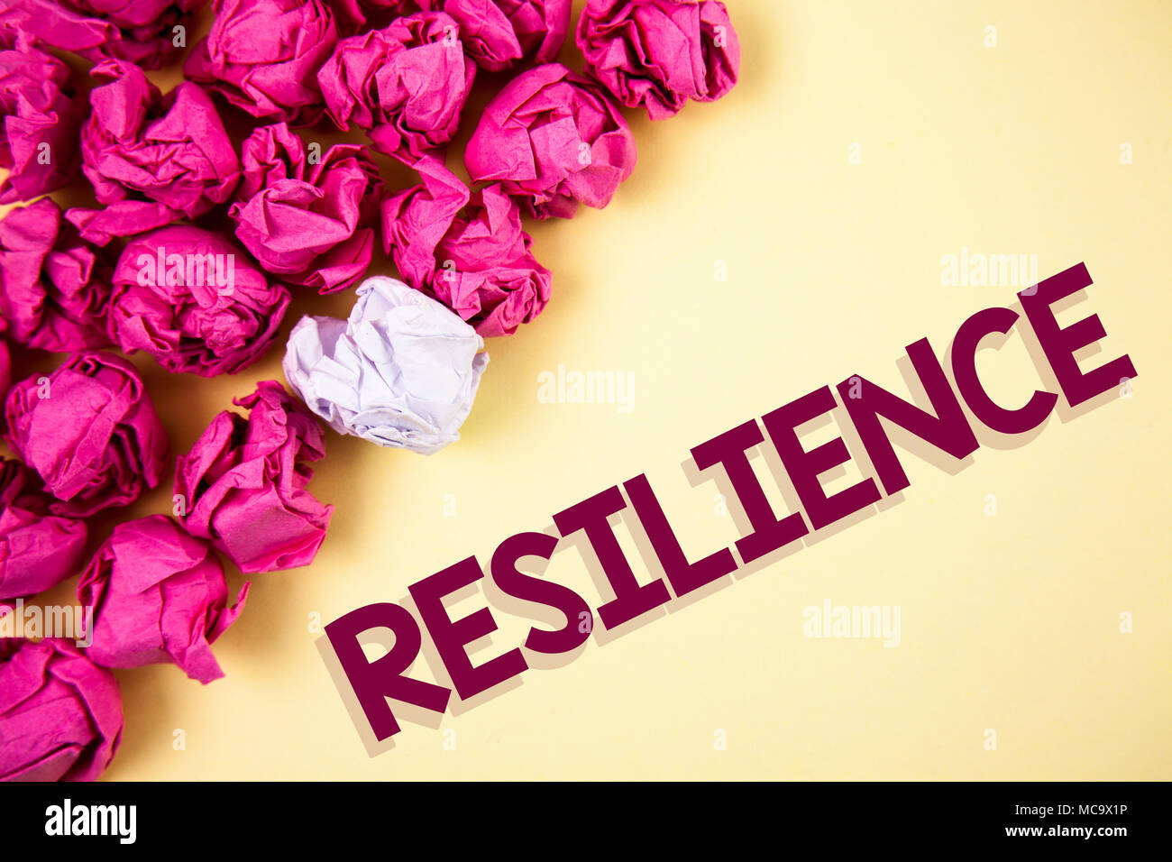 Word writing text Resilience. Business concept for Capacity to recover ...
