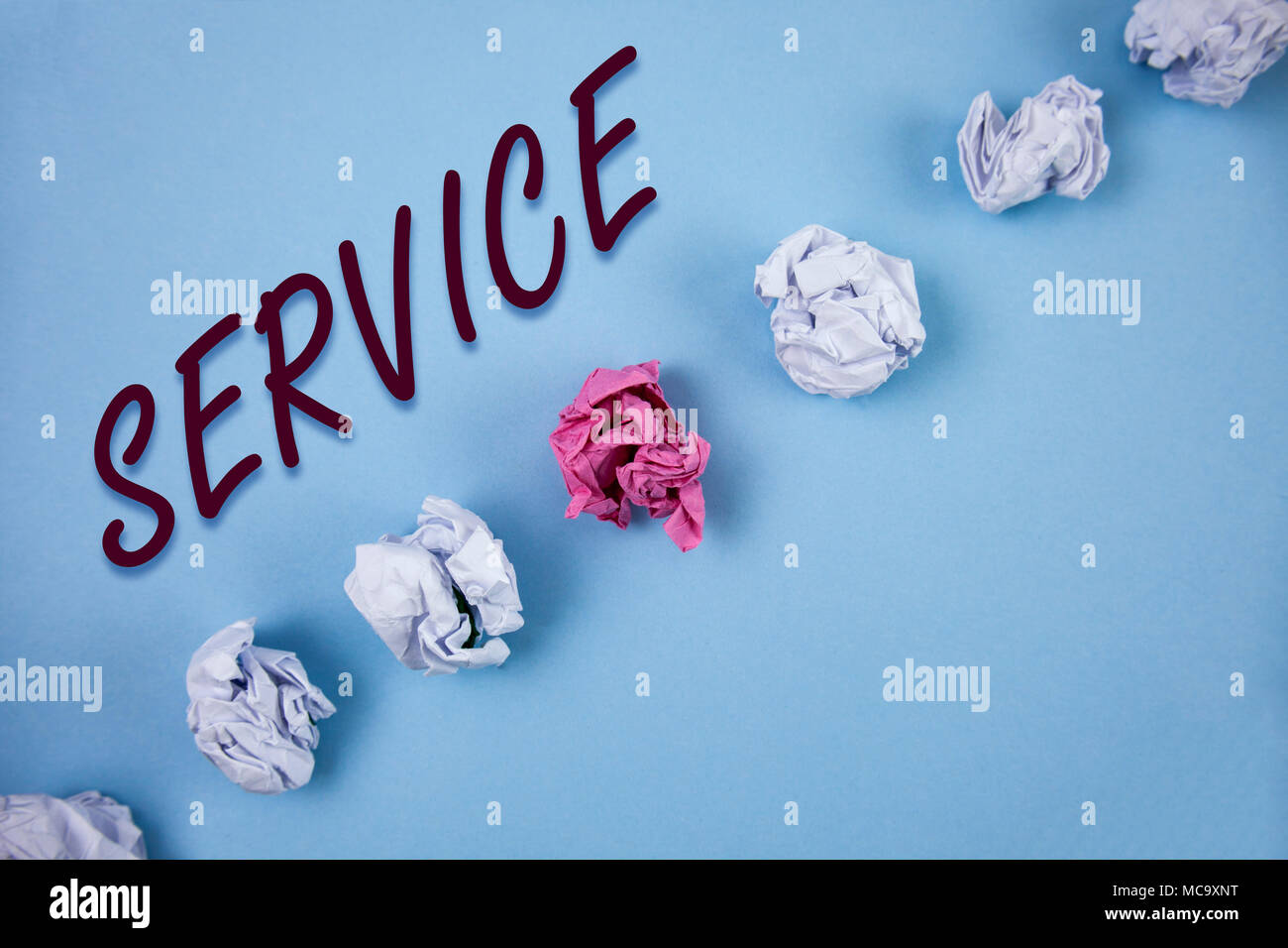 Handwriting text writing Service. Concept meaning Helping somebody ...