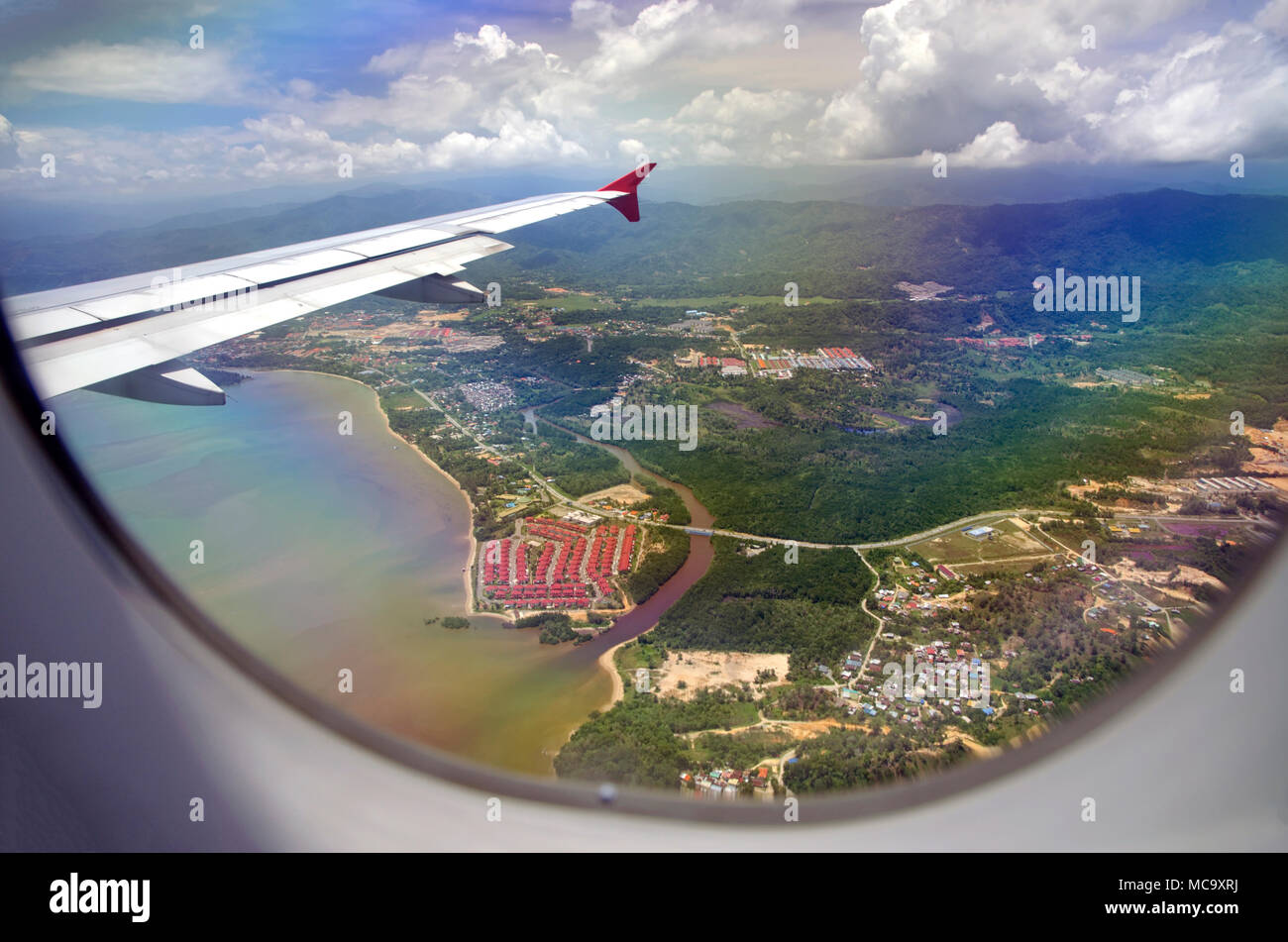 Borneo aerial view hi-res stock photography and images - Alamy