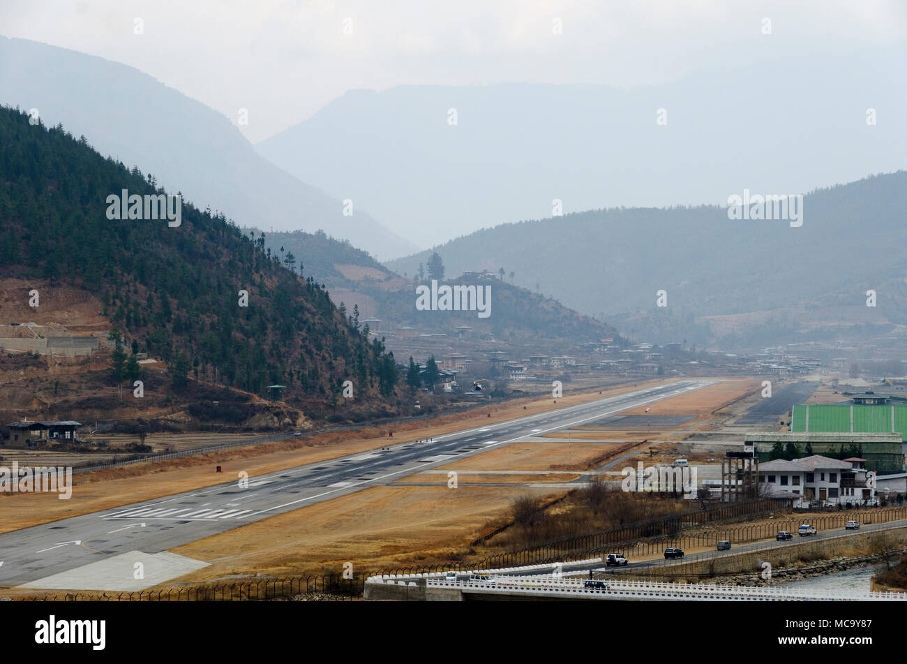 Paro Airport, Bhutan Stock Photo - Alamy