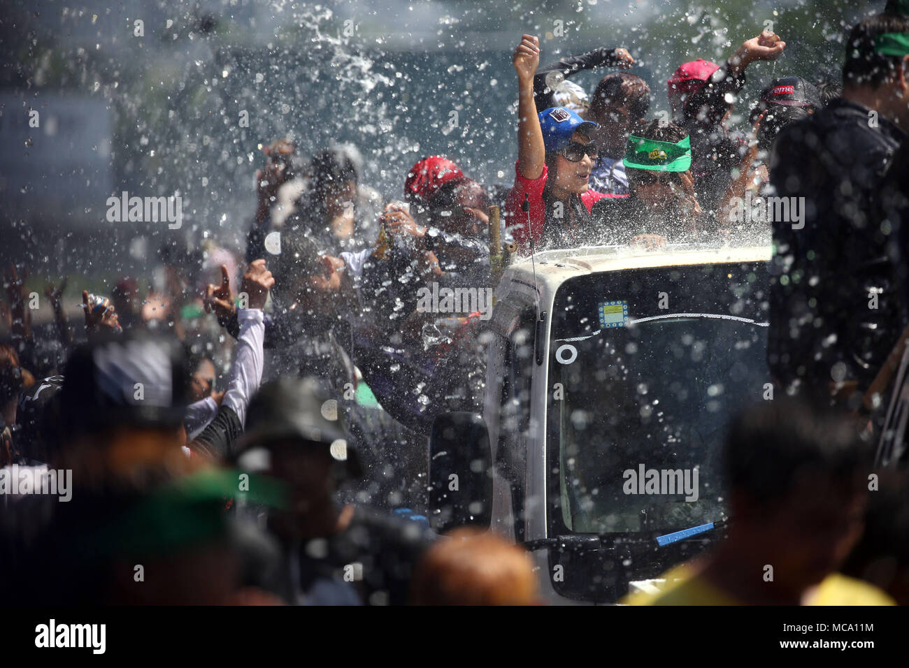 Thingyan water festival hi-res stock photography and images - Alamy