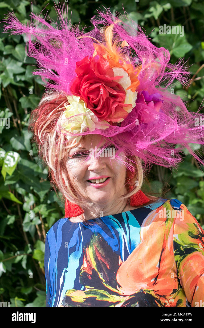 Ladies Day, Aintree, Liverpool, Merseyside. 14th April 2018. The most ...