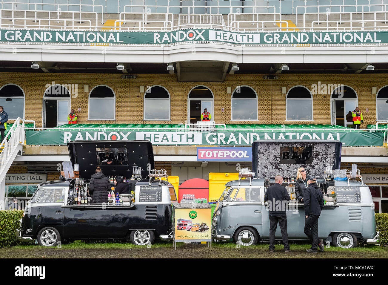 Aintree Racecourse, Liverpool, UK, 13th April 2018. The Randox Health ...