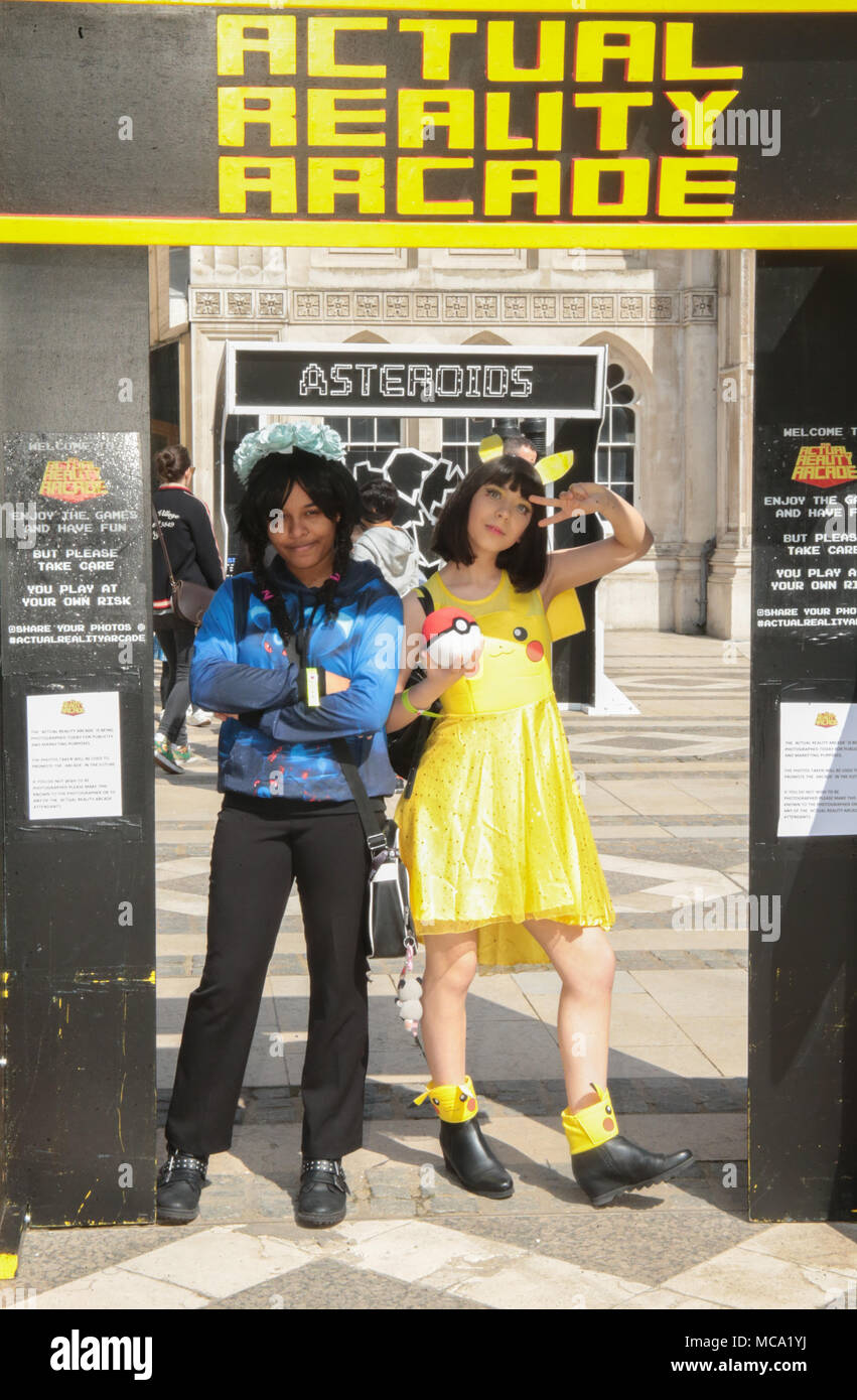 London, UK, 14 April 2018. London games parade at GuildHall saw many of ...