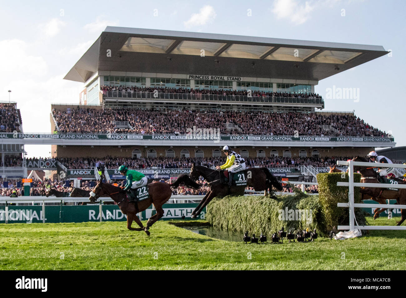 Grand national jump horses hi-res stock photography and images - Alamy
