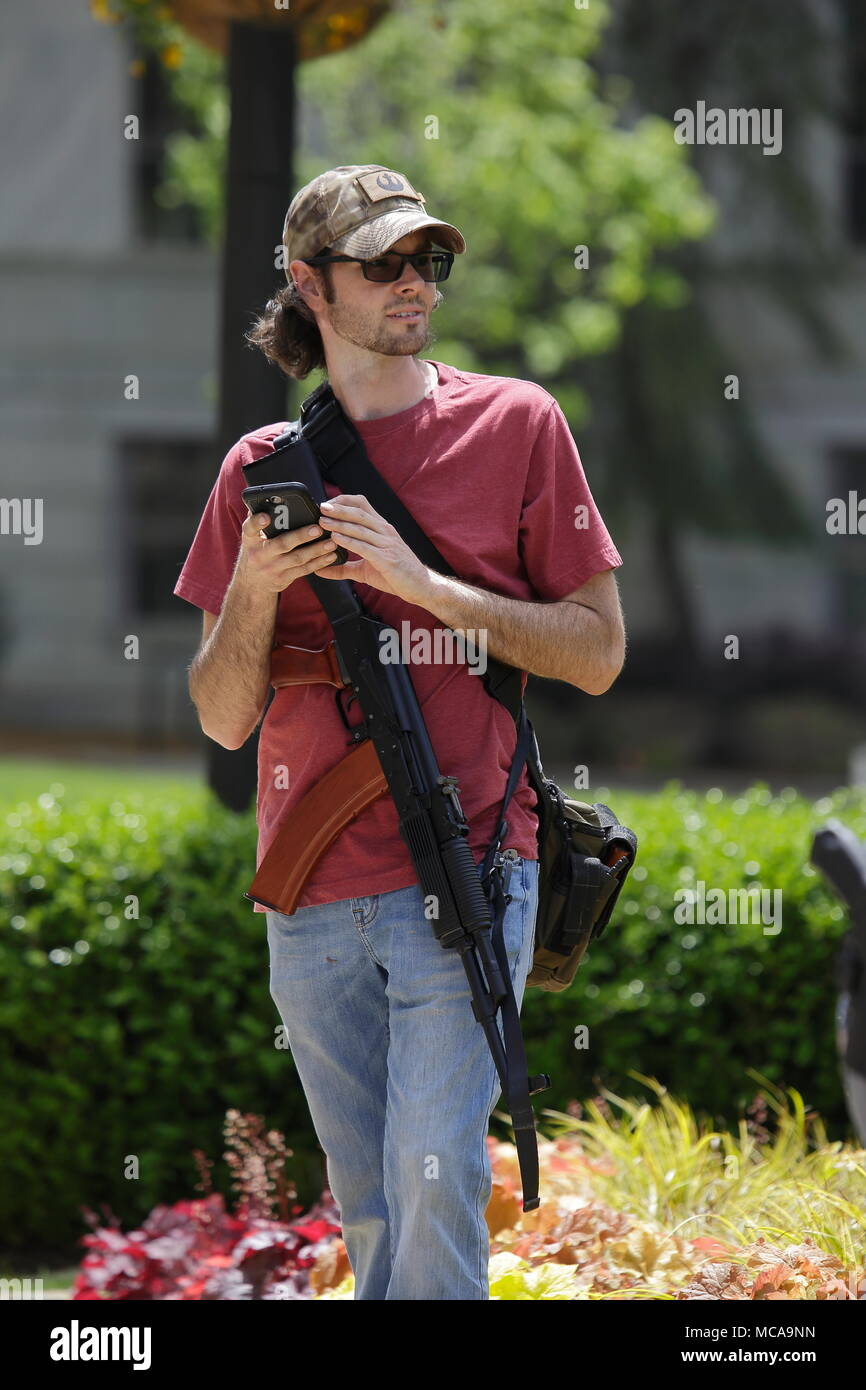 Georgia state capitol protest hi-res stock photography and images - Alamy