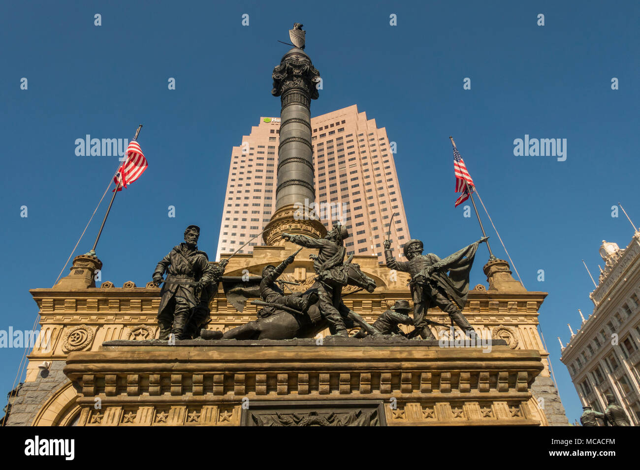 soldiers and sailors monument Cleveland Ohio Stock Photo - Alamy