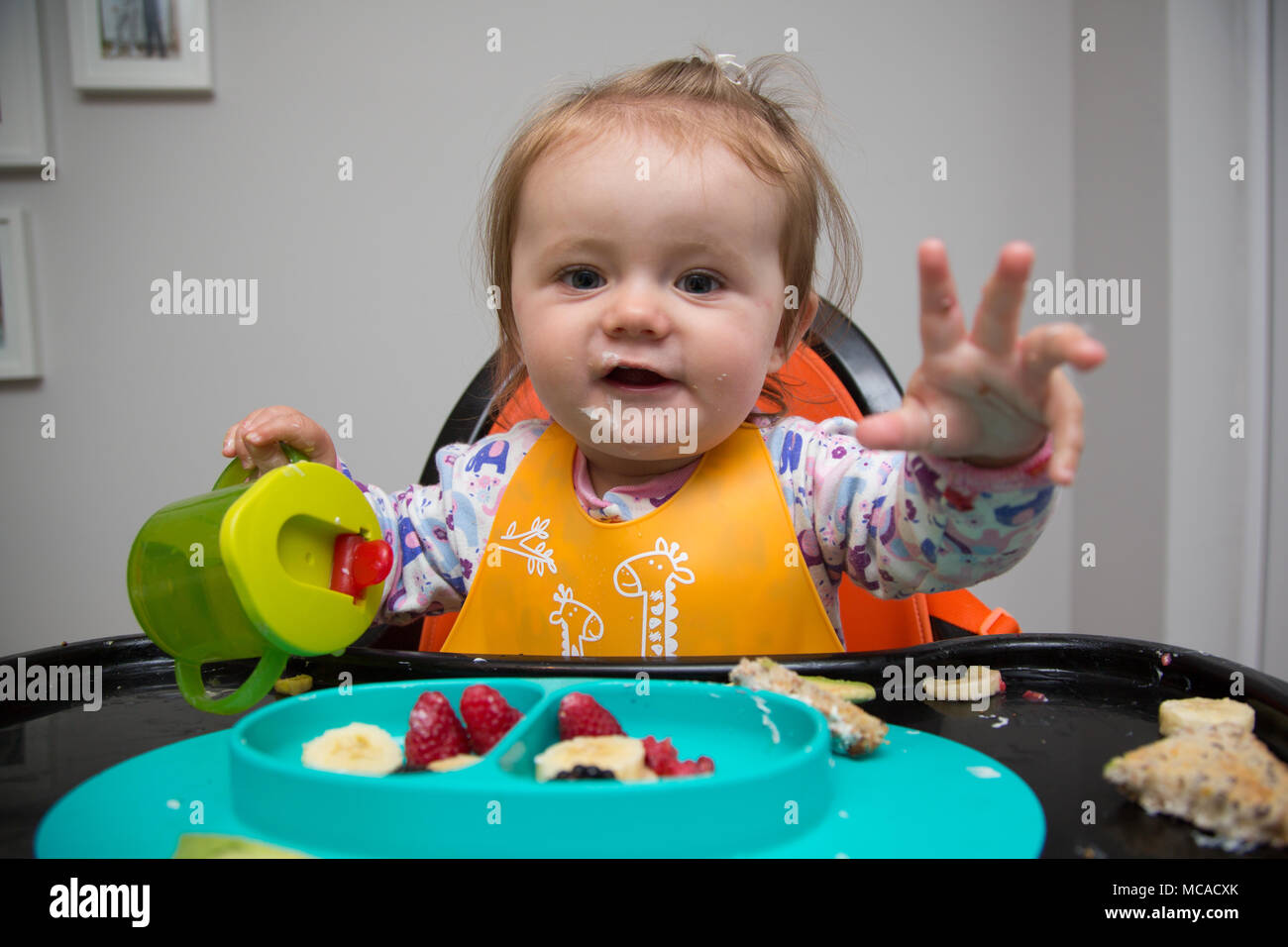 Baby being weaned hi-res stock photography and images - Alamy