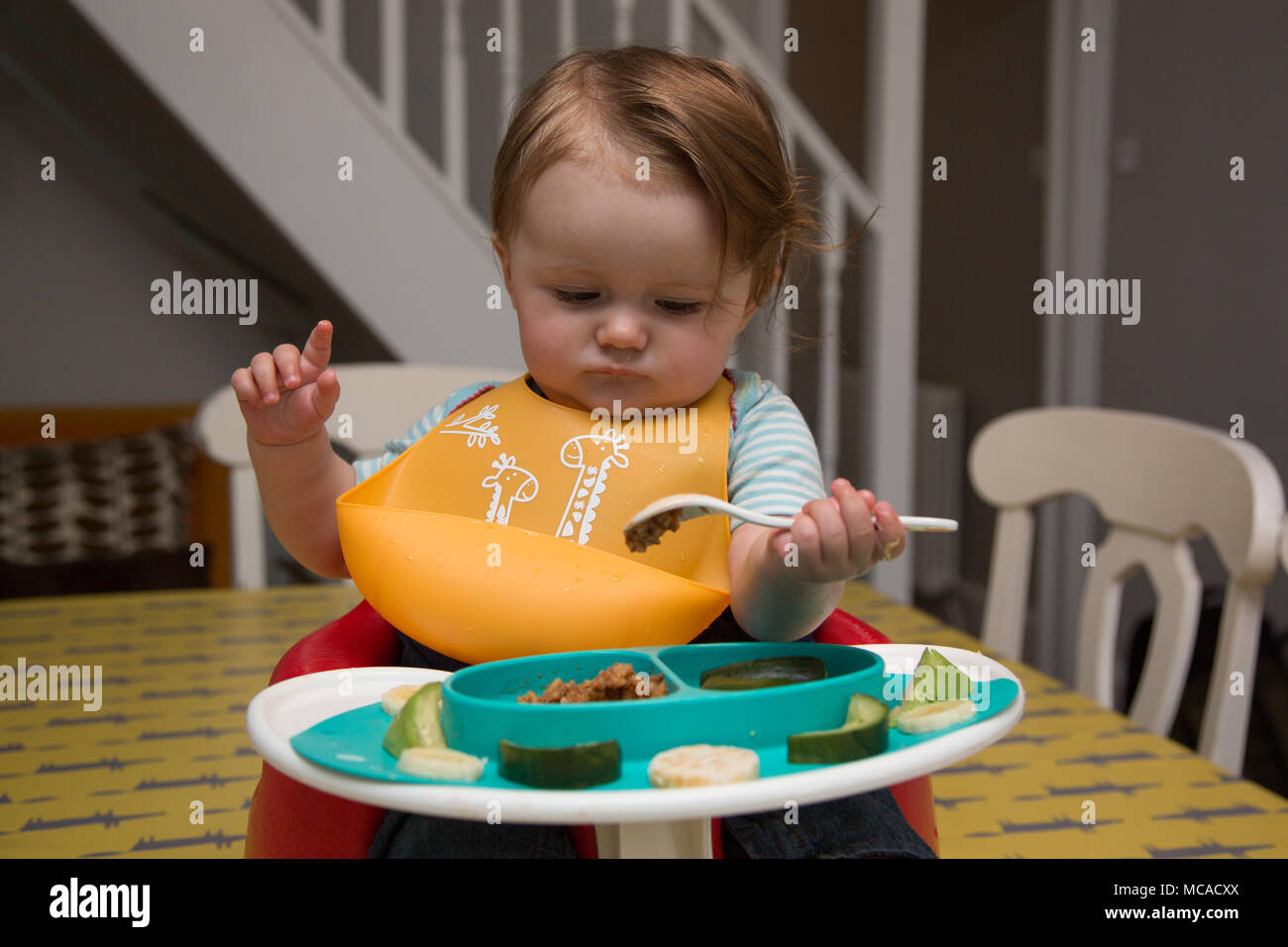 Baby being weaned hi-res stock photography and images - Alamy