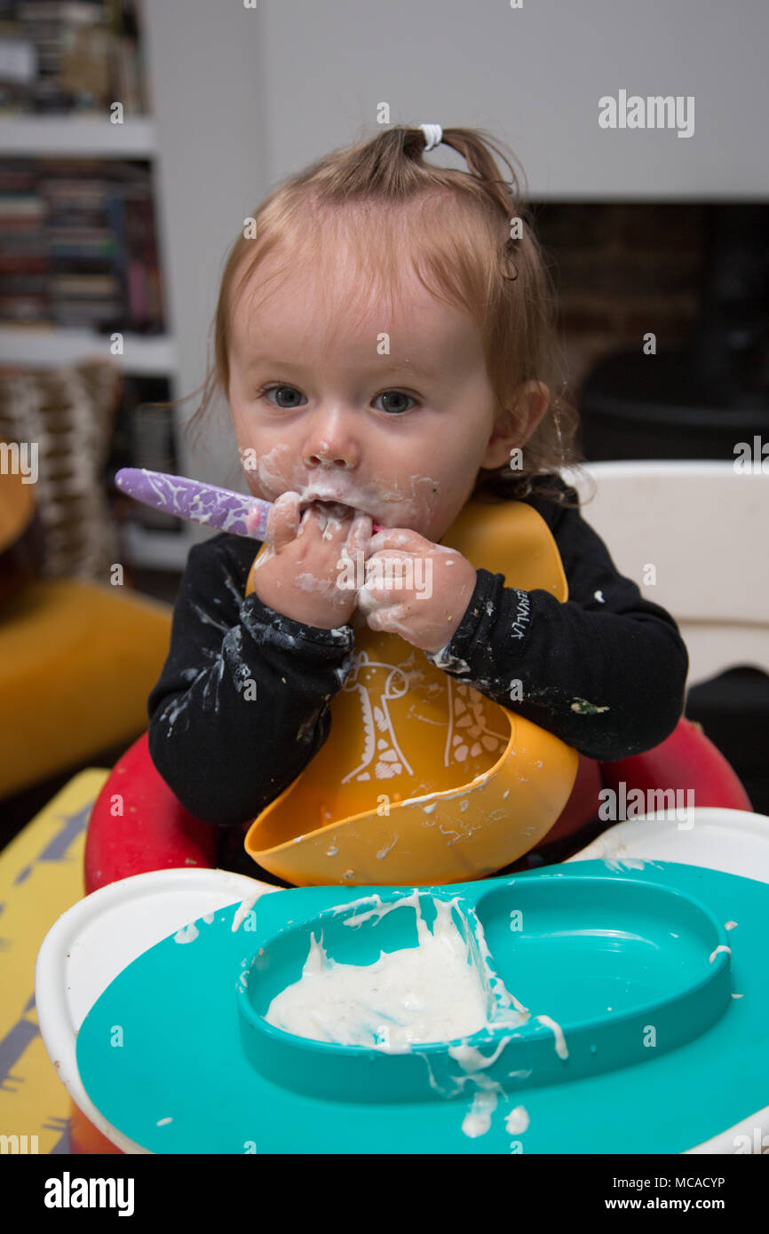 9 Month Old Baby Eating Yoghurt Baby Led Weaning Stock Photo Alamy 9-month-old-baby-eating-yoghurt-baby-led-weaning-stock-photo-alamy