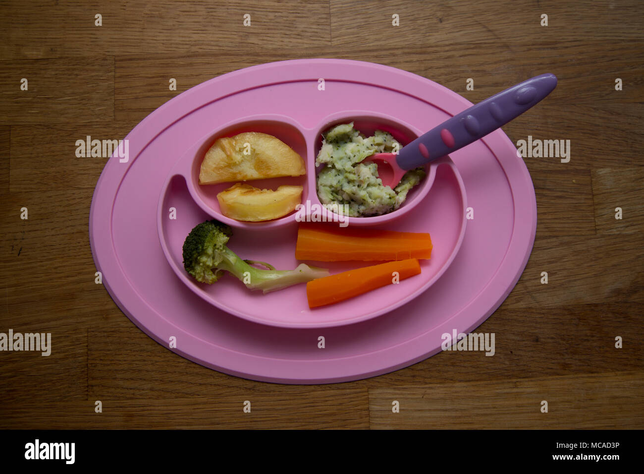 Baby led weaning Stock Photo - Alamy