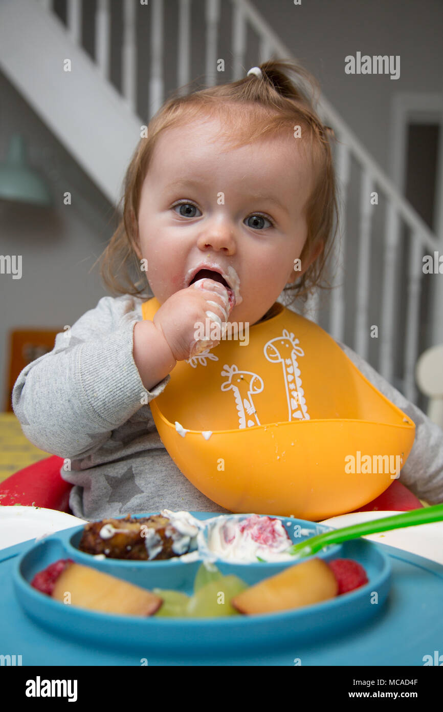 Baby Led Weaning Stock Photo - Alamy