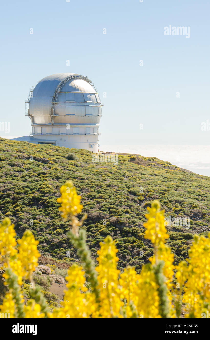 Iac telescope la palma hi-res stock photography and images - Alamy