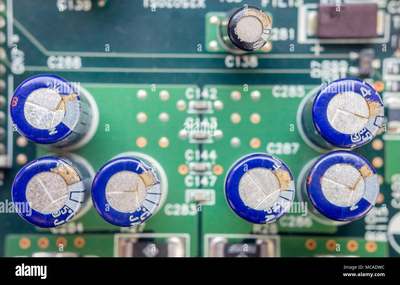 Capacitor capacitors pcb hi-res stock photography and images - Alamy