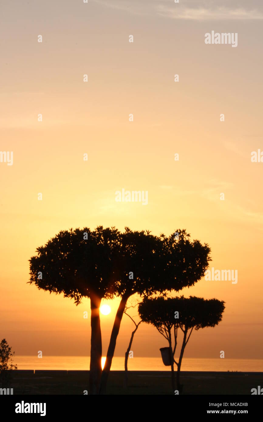 sunrise and shadow Stock Photo - Alamy