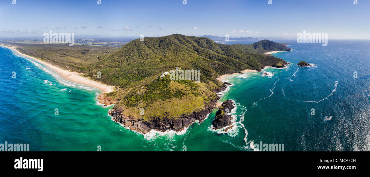 Scenic hill range of Arakoon national park on Australian middle North ...
