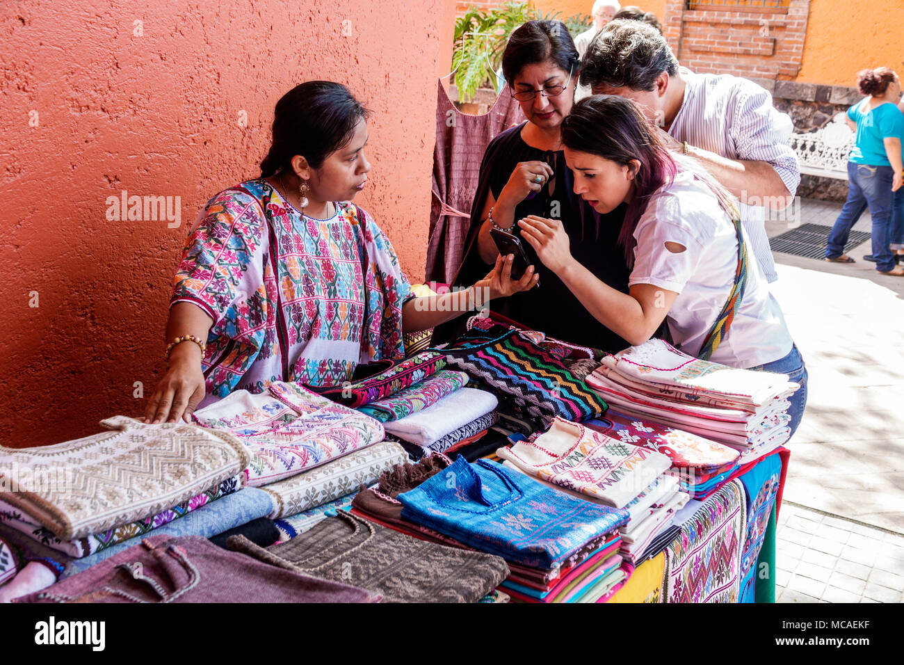 Mexican clothing booth hi-res stock photography and images - Alamy