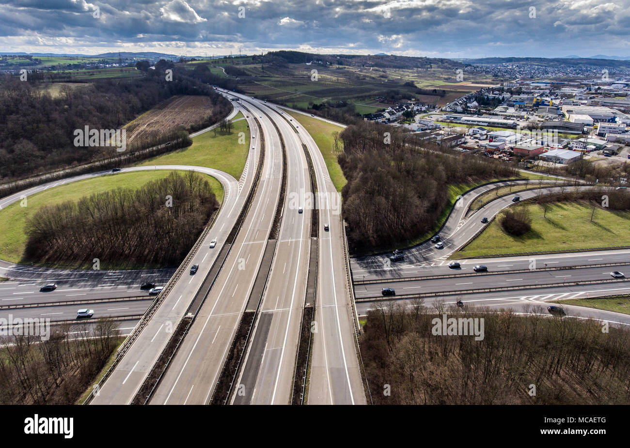 Clover leaf highway interchange hi-res stock photography and images - Alamy