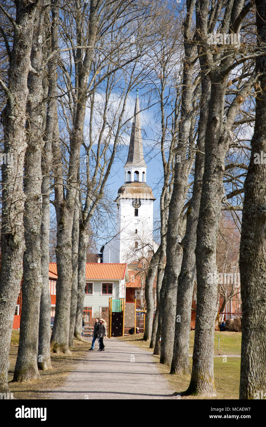 Mariefred Church, Mariefred (Sweden Stock Photo - Alamy