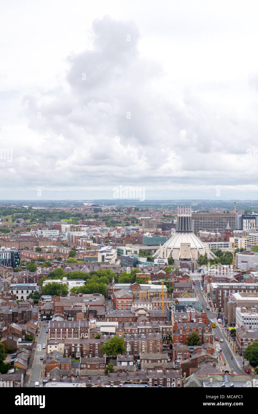 Aerial view liverpool pier head hi-res stock photography and images - Alamy