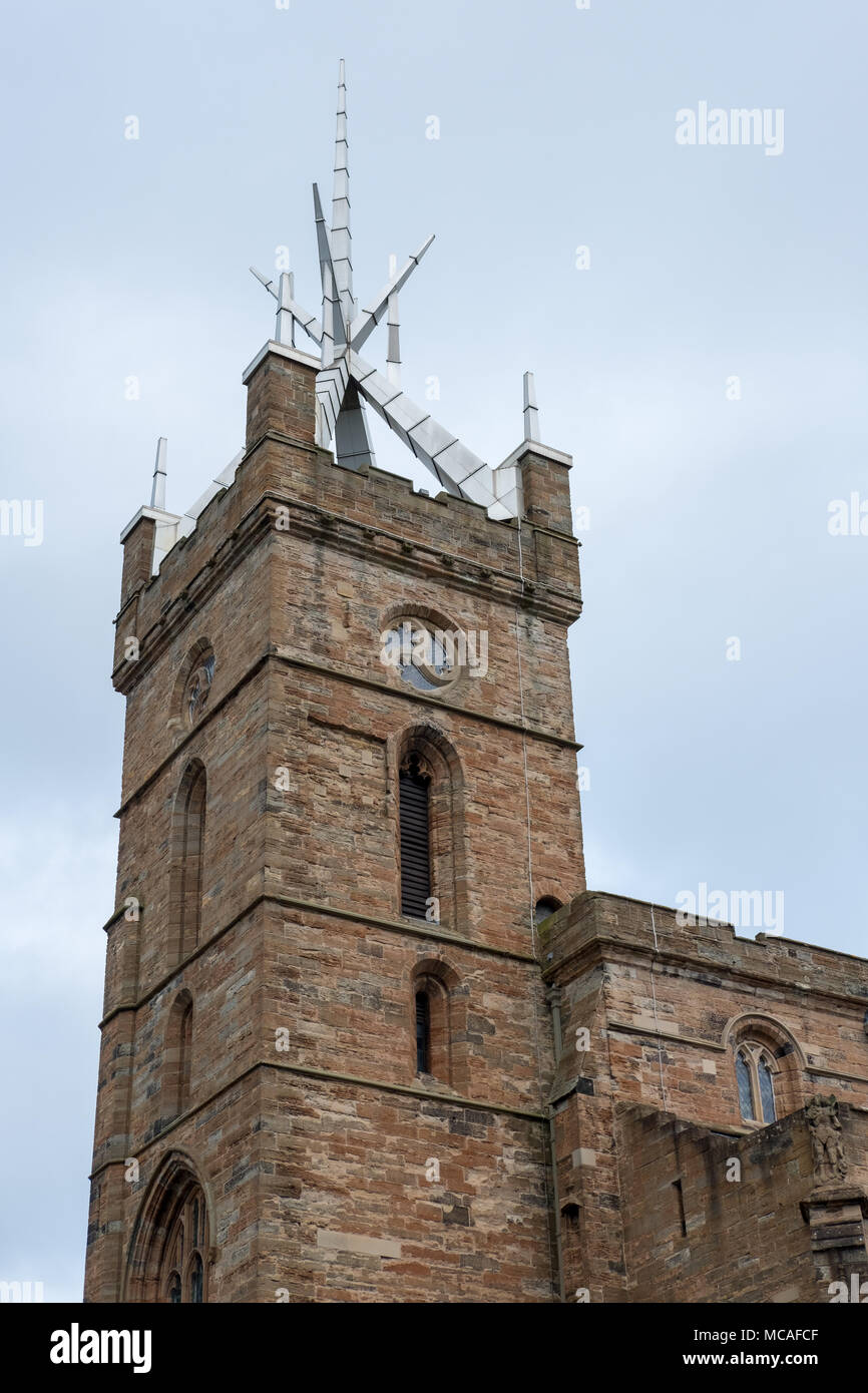 Linlithgow Palace in the town of Linlithgow, West Lothian, Scotland ...