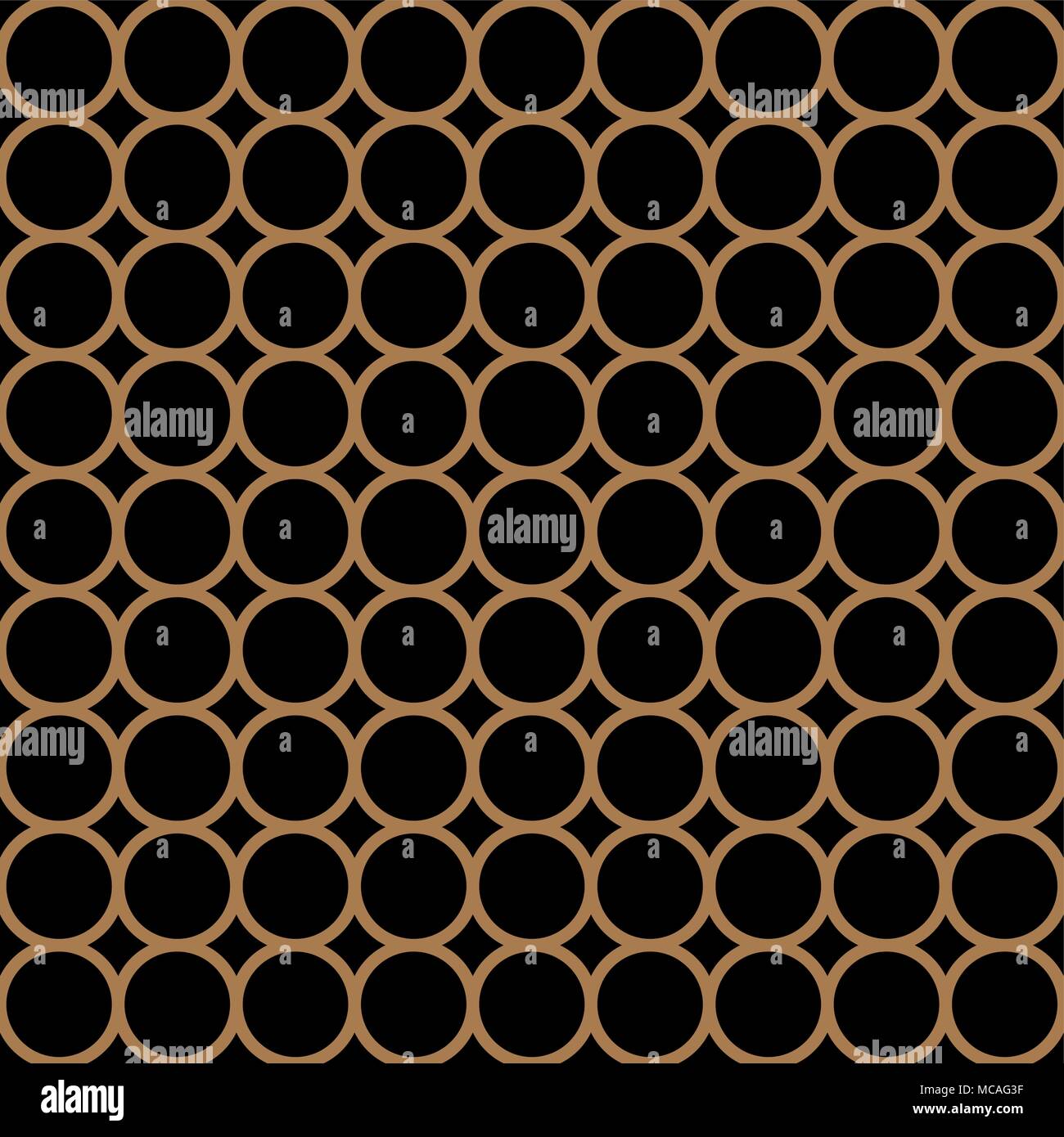 Modern repeating seamless pattern of repeat round shapes. Black and ... Modern repeating seamless pattern of repeat round shapes. Black and ...