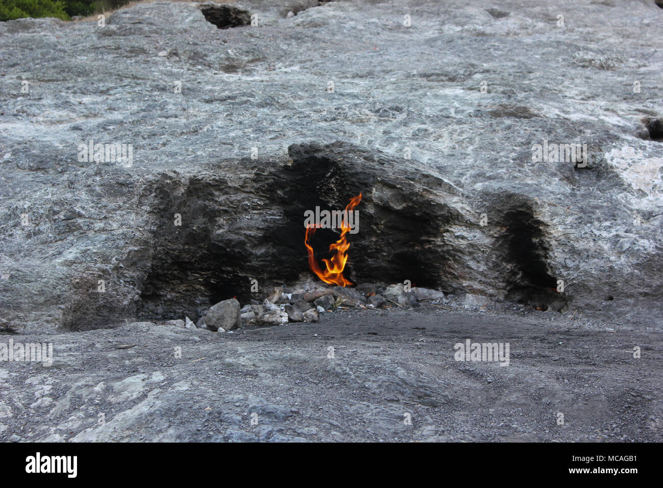 landscapes nature about Fire Mountain Yanartash in Turkey Stock Photo ...