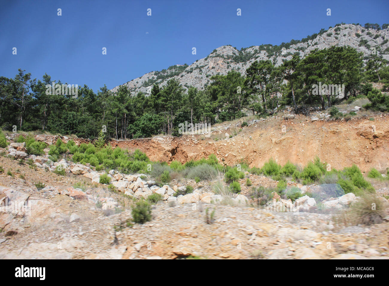 beautiful landscapes of nature fields in Turkey Stock Photo - Alamy