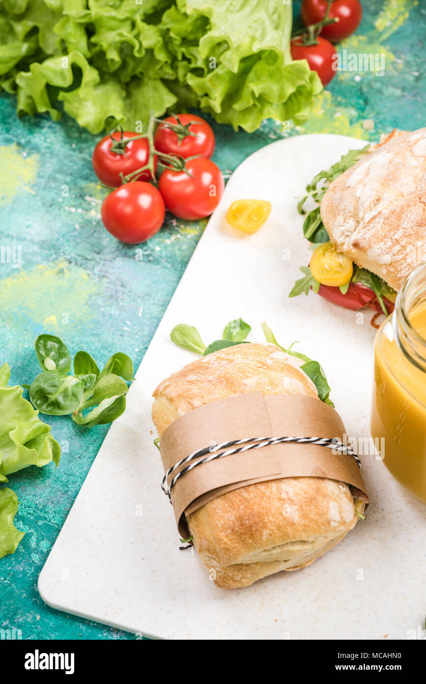 Preparing school lunch hi-res stock photography and images - Alamy