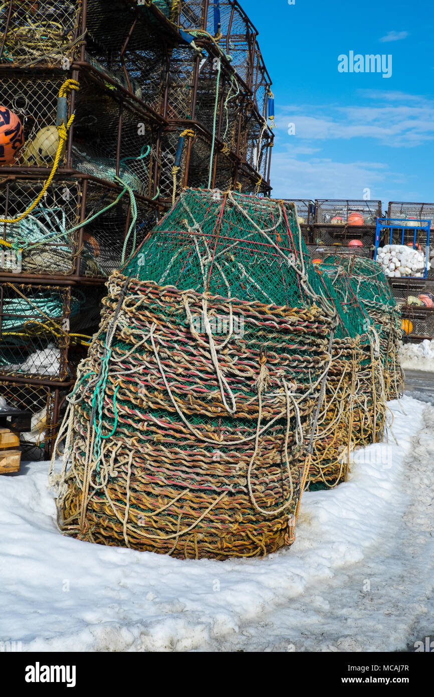 Fishing nets at Vardo Norway Stock Photo - Alamy