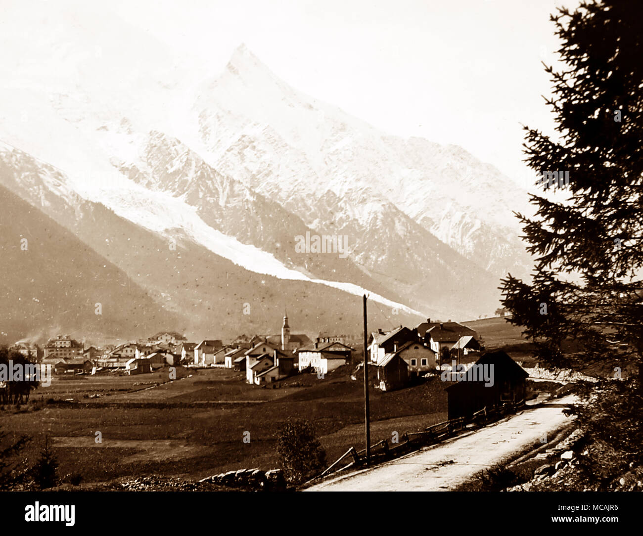 Chamonix, France, Victorian period Stock Photo - Alamy