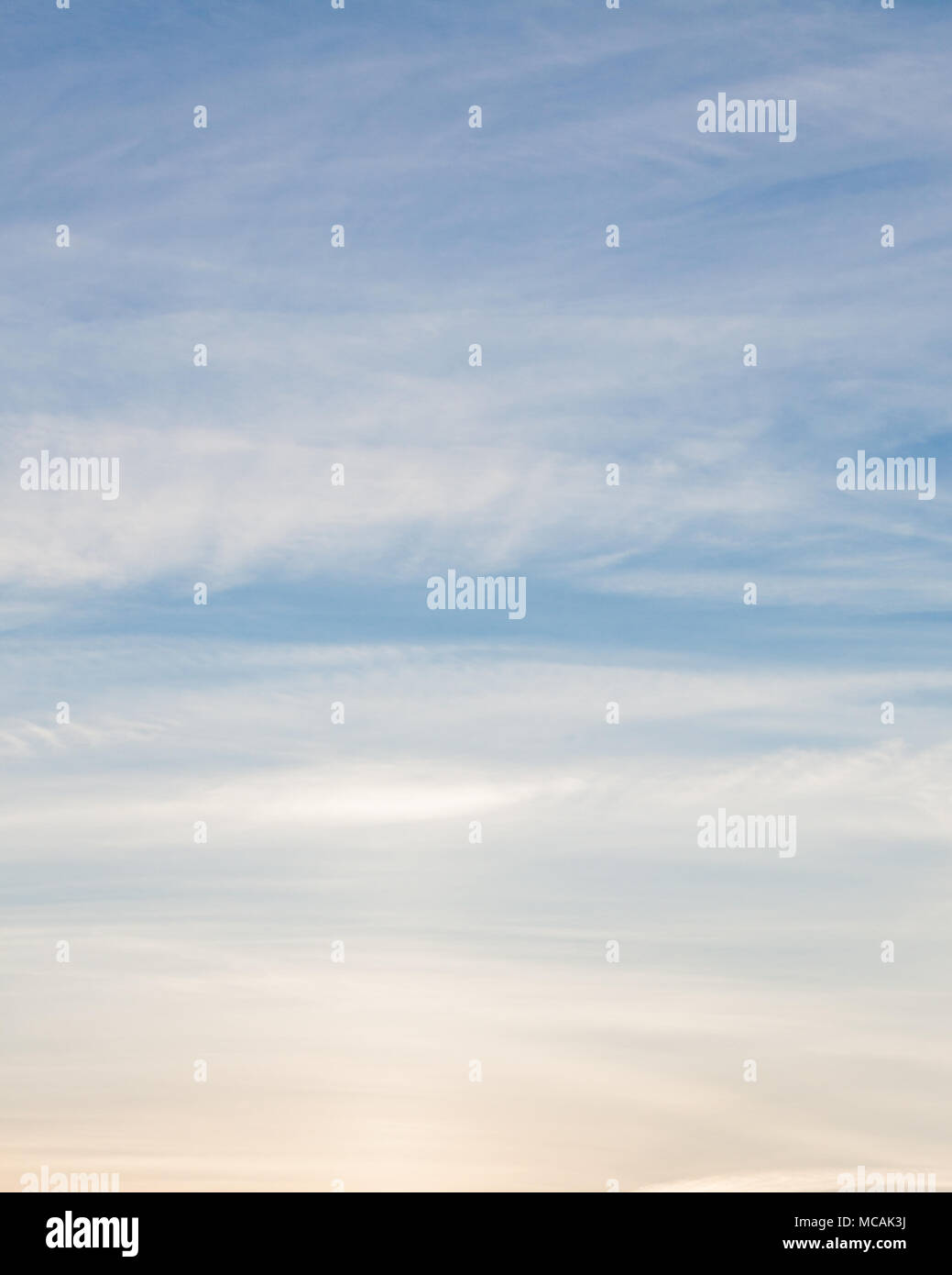 Calm natural evening sky scape Stock Photo - Alamy