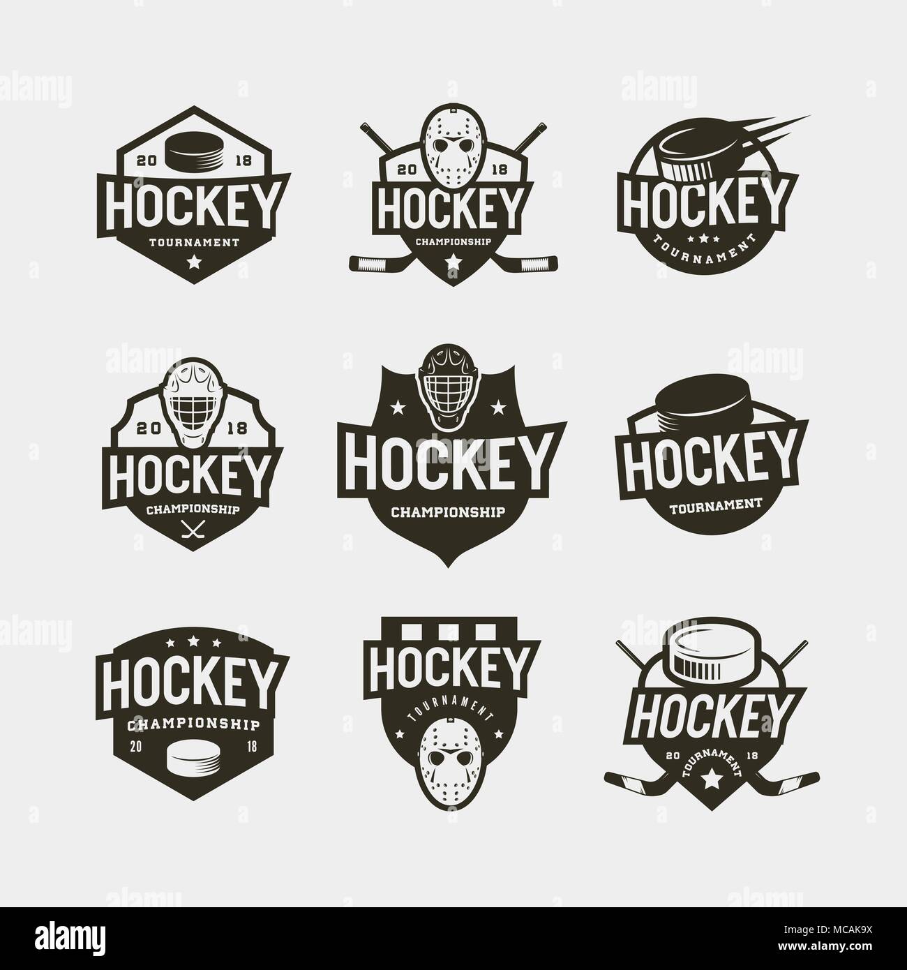 Hockey Emblems High Resolution Stock Photography and Images - Alamy