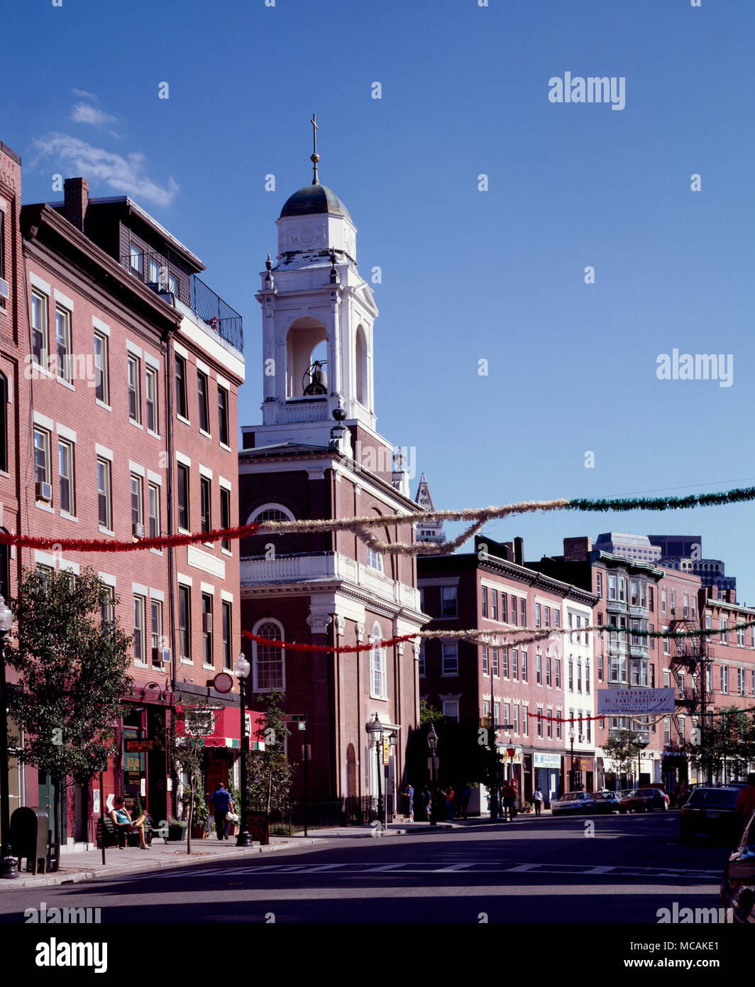 Hanover street church boston hi-res stock photography and images - Alamy