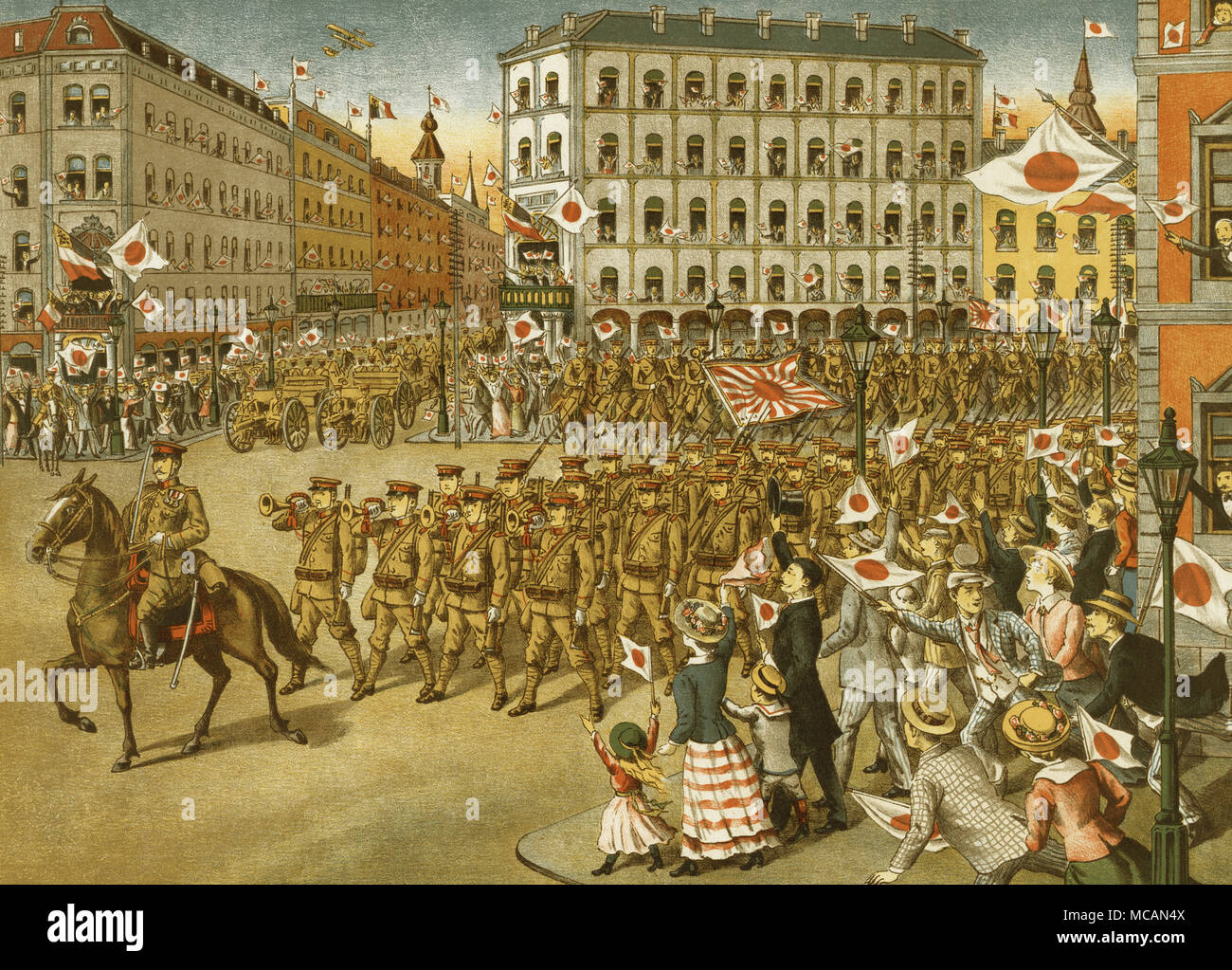 march of the Japanese army at Vladivostok city Stock Photo - Alamy