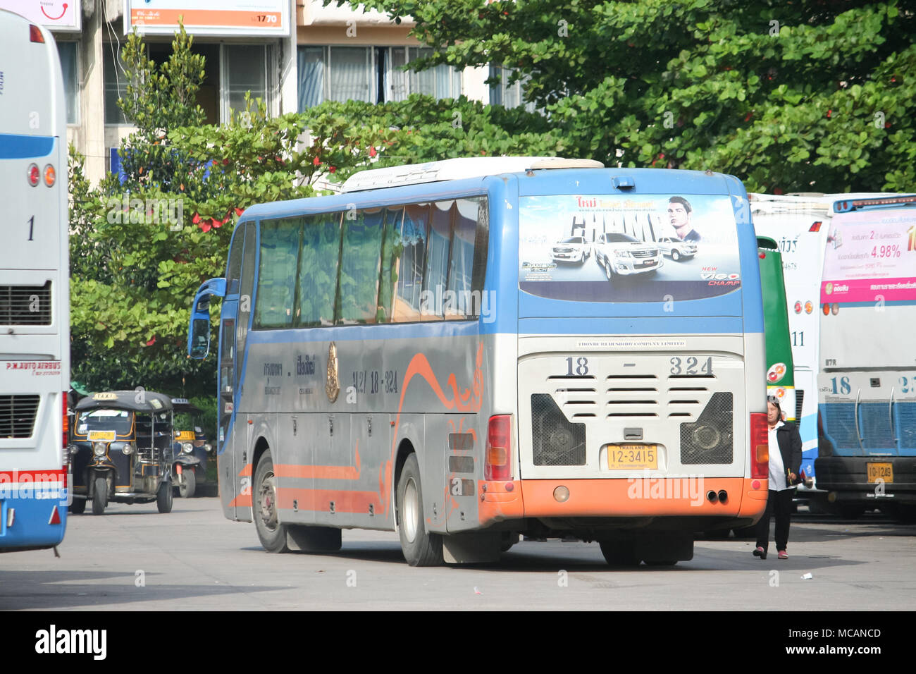CHIANG MAI, THAILAND- SEPTEMBER 4 2011: Benz Bus Lion Coach Body of ...