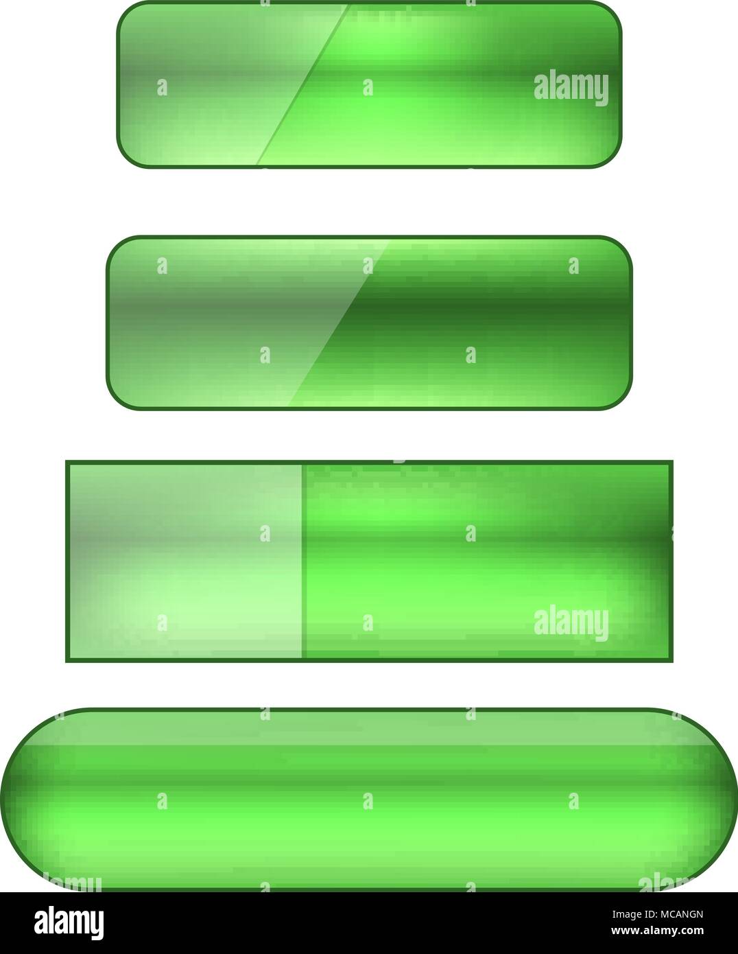 Colored blank web buttons Stock Vector Images - Alamy