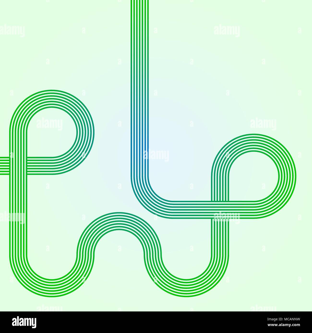 abstract vector background with stripes pattern - green and blue Stock ...