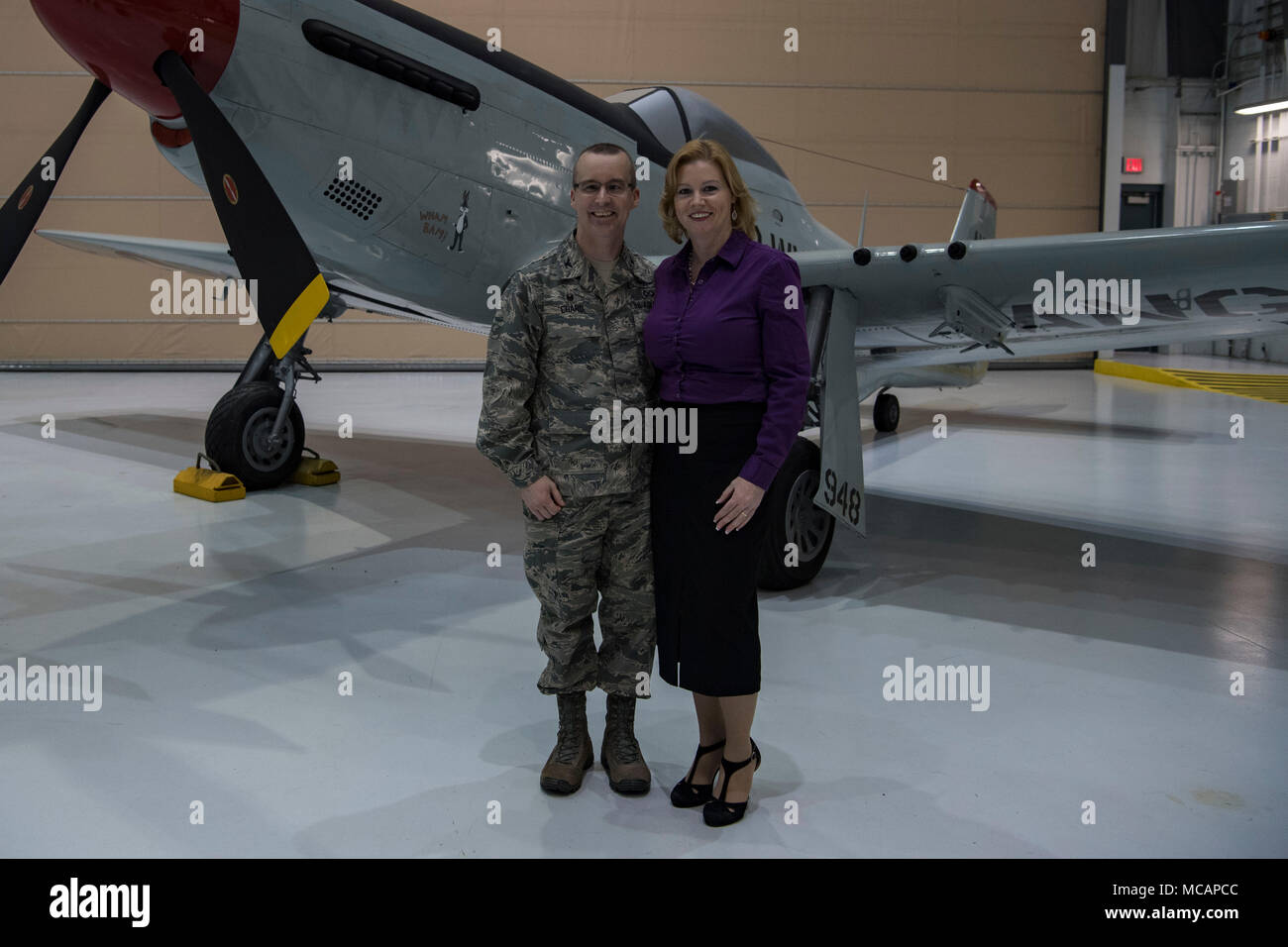 U.S. Air Force Col. Patrick Chard, 130th Maintenance Group Commander ...
