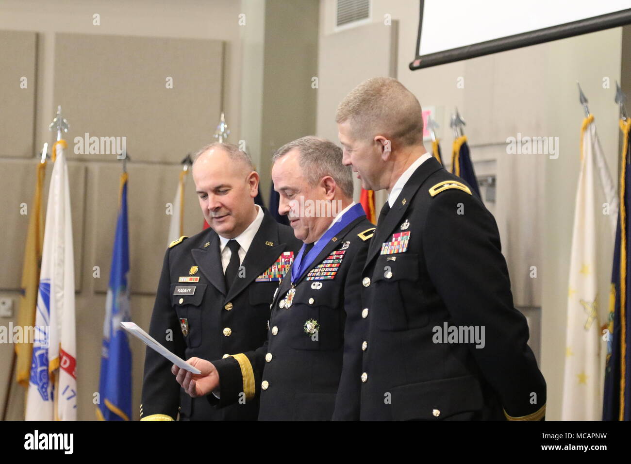 (Left to right) Army National Guard Director, Lt. Gen.Timothy J. Kadavy ...