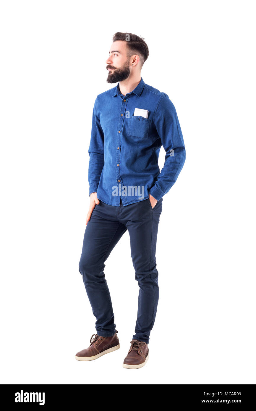 Cool bearded guy in Cut Out Stock Images & Pictures - Alamy