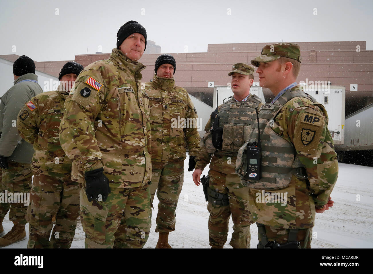 Minnesota National Guard senior leadership visit Soldiers on duty ...