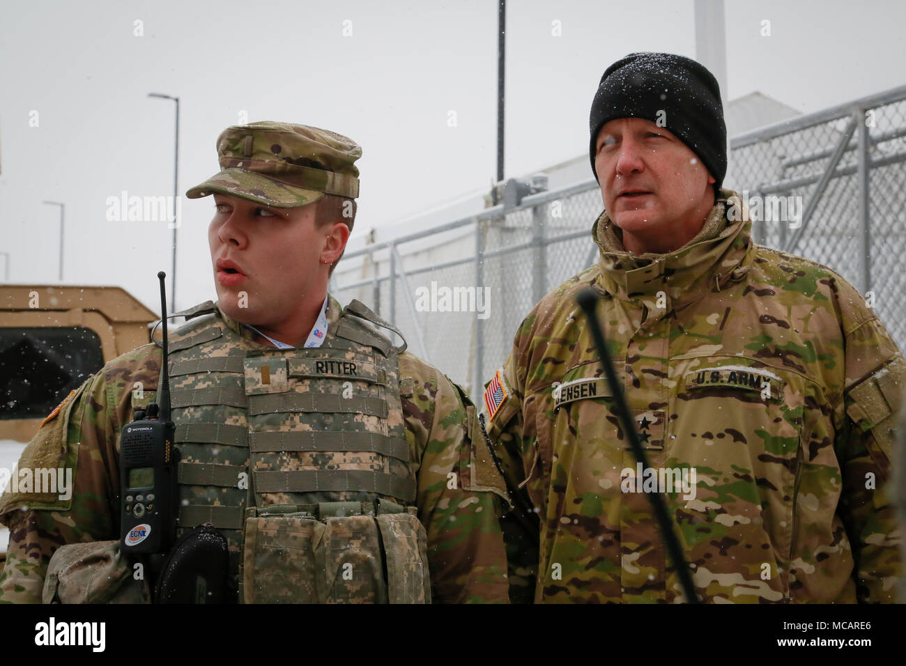 Minnesota National Guard senior leadership visit Soldiers on duty ...